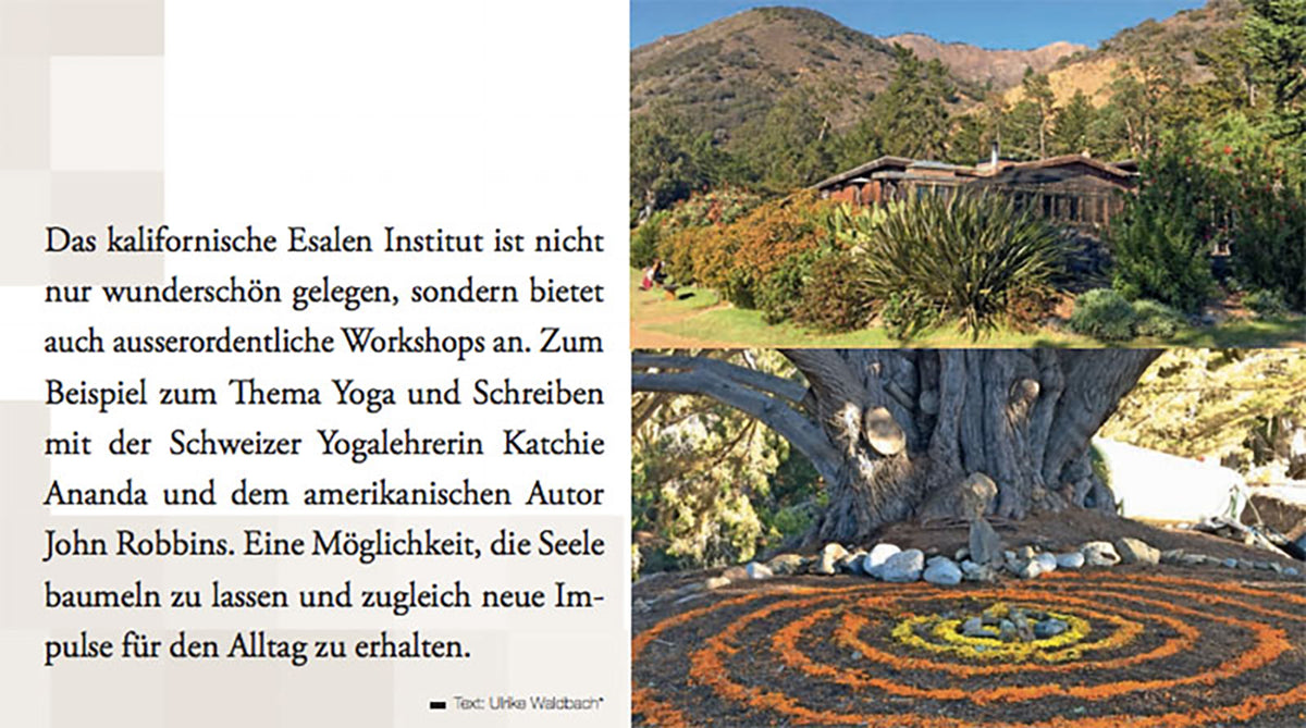 Katchie Ananda in Yoga! Das Magazin Dec/Jan 2016 – YAMA Talent