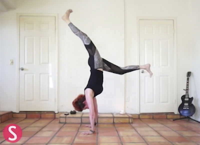 How to do Handstand Yoga Flow | SHAPE Magazine Online – YAMA Talent